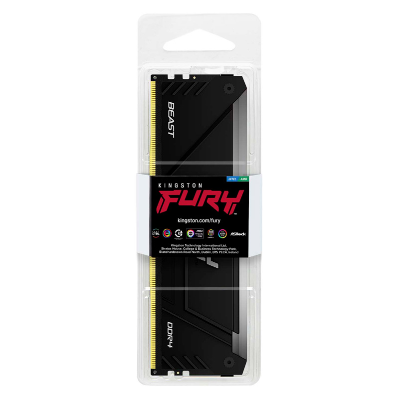Memoria Ram Ddr4 Dimm 8Gb Kingston Fury Beast Rgb 3200Mhz Cl16 » NetCom Guatemala ...