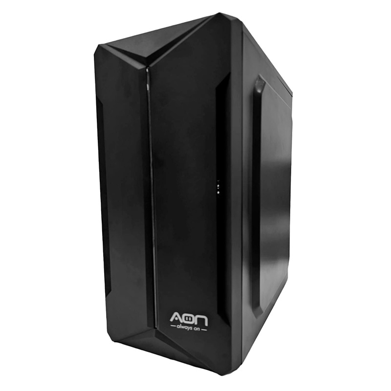 Case AON Pro-Cube 350 Media Torre Micro-ATX Negro (Con Fuente) » NetCom Guatemala | Computadoras ...