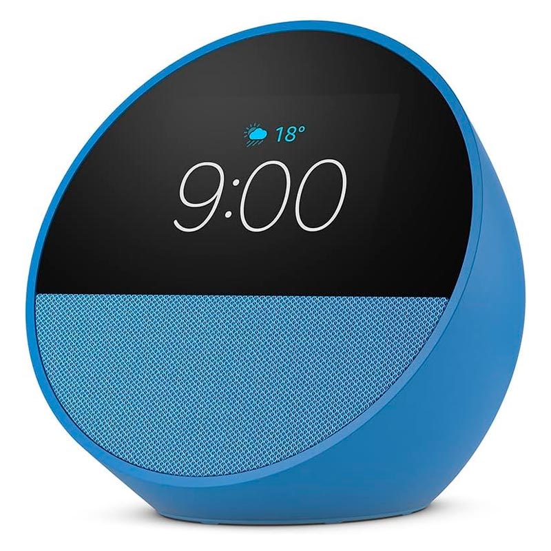 Bocina Inteligente Amazon Echo Spot Smart Azul Con Alexa » NetCom ...
